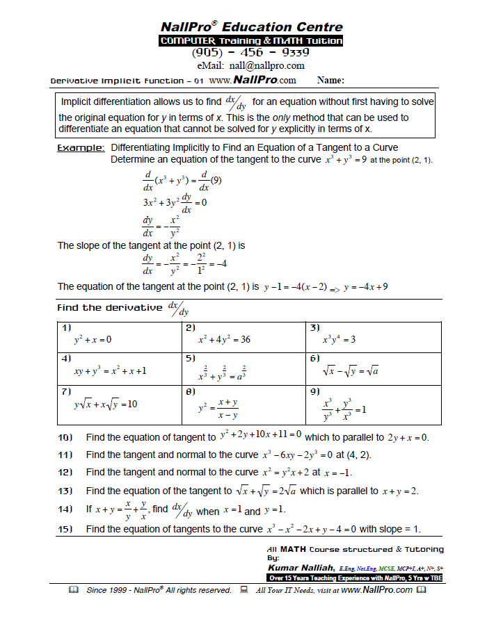 Grade 12 Mathematics